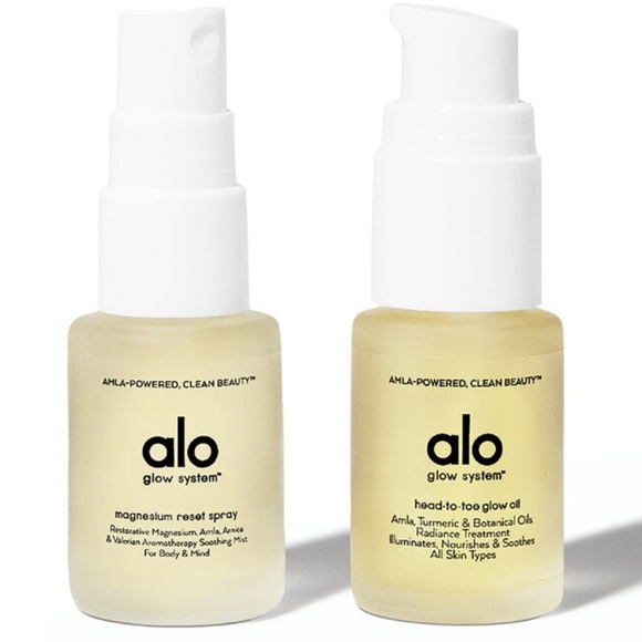 ALO Yoga | Skincare | Alo Yoga Glow Oil Magnesium Spray Mini Duo | Poshmark
